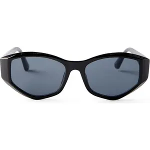 COTTON ON Nightmare Cat-eye Sunglasses - Black Black