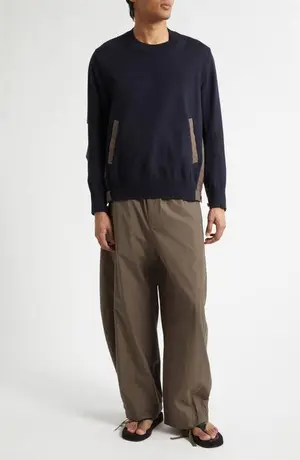 Sacai Cotton Typewriter Panel Sweater