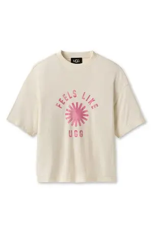 UGG Graphic T-shirt - Leche/woodviolet