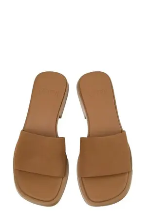 Camper Leather Slide Sandal