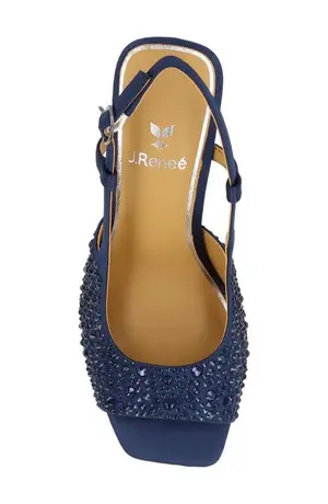 J. Reneé Loredana Slingback Sandal - Navy