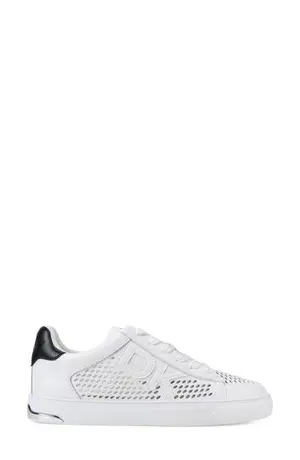 Dkny Abeni Perforated Sneakers - White/black
