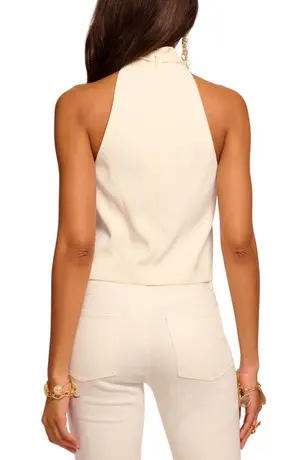 Ramy Brook Andie Cross Front Halter Top