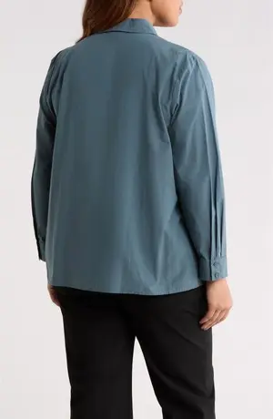 Eileen Fisher Swing Button-up Shirt