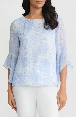 Kasper Trimmed Blouses