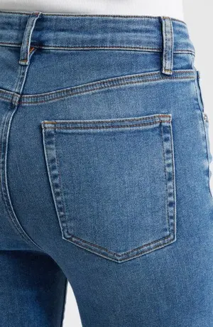 FRAME The Reboot High Waist Crop Bootcut Jeans - Crest