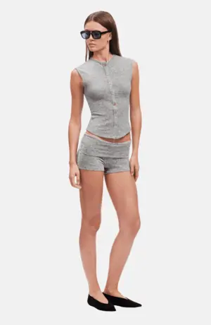 OW Rue Knit Mini Shorts