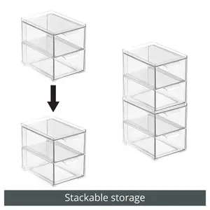 MDESIGN 2-drawer Stackable Organizer