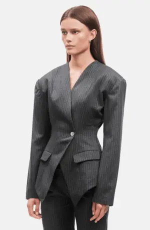 OW Lani Pinstripe Blazer