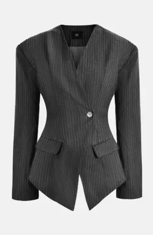 OW Lani Pinstripe Blazer