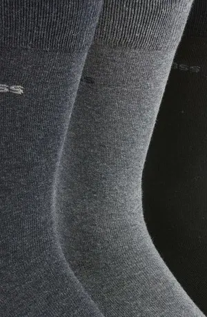 BOSS Assorted 3-pack Cotton-blend Dress Socks - Open Misc