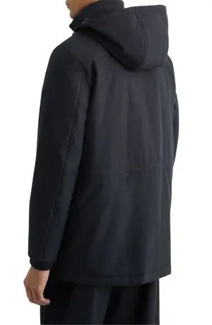REISS Padded Coat With Removable Hood