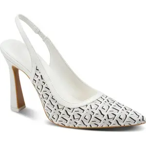 Dkny Cinette Slingback Pumps - Marshmallow/black