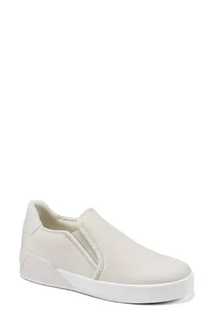 Women's White Slip Sneakers
