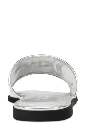 Dkny Wren Slide Sandal - Silver