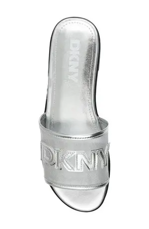 Dkny Wren Slide Sandal - Silver