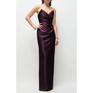 Women's Satin Column Gowns