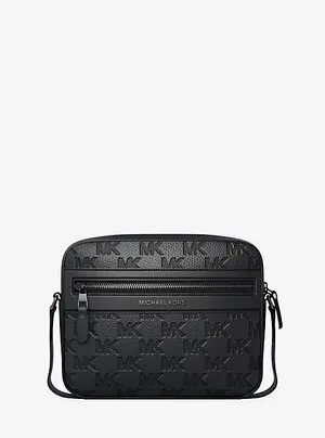 Michael Kors Leather Crossbody Bag - Black