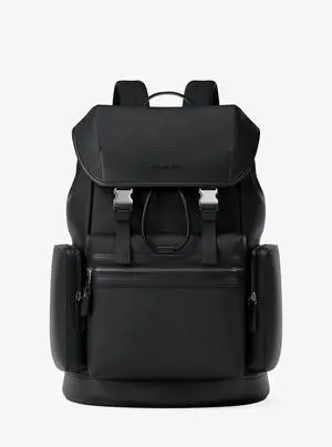 Michael Kors Jet Set Pebbled Leather Backpack - Black