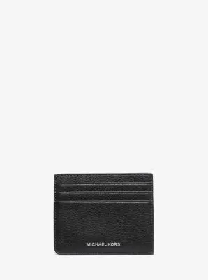 Michael Kors Hudson Pebbled Leather Card Case