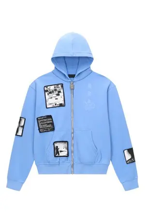 RtA Zev Digital Patch Zip Hoodie