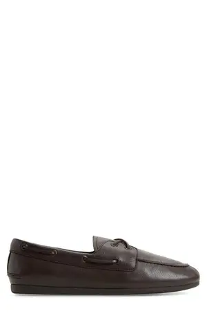 Sperry Slim 2-eye Boat Shoe - Dark Brown