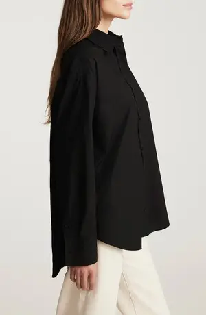 MAVI Oversized Cotton Button-up Shirt