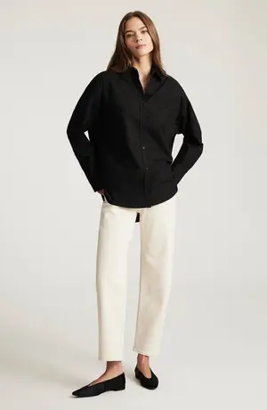 MAVI Oversized Cotton Button-up Shirt