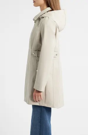 Via Spiga Water Repellent Soft Shell Coat