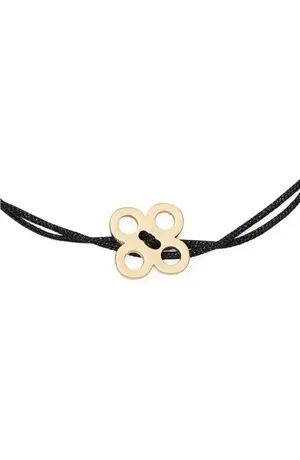 Tory Burch Forget Me Not Cord Bracelet - Black