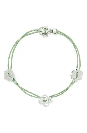 Tory Burch Forget Me Not Cord Bracelet - Mint