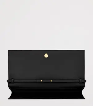 Saint Laurent Kate Chain Wallet - Black