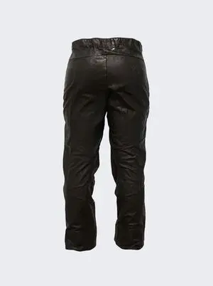 NO BISHOP NO KING Arc Leather Pant
