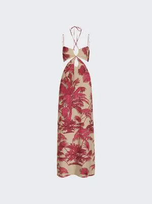 Johanna Ortiz Andalusian Rhythms Ankle Dress - Pink