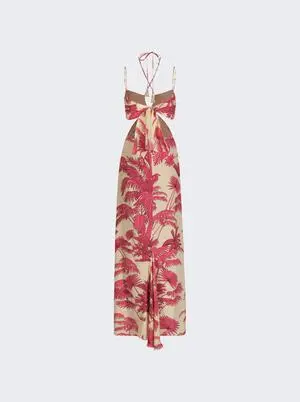 Johanna Ortiz Andalusian Rhythms Ankle Dress - Pink