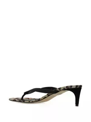 Dsquared2 Leopard Print Heeled Sandals