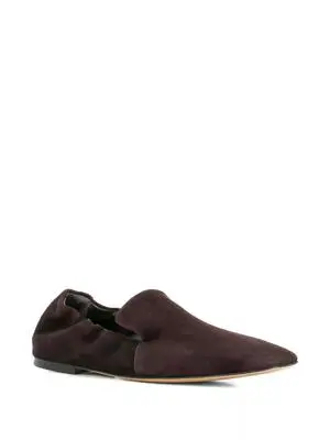 TASSINARI Cloe Suede Loafers - Brown