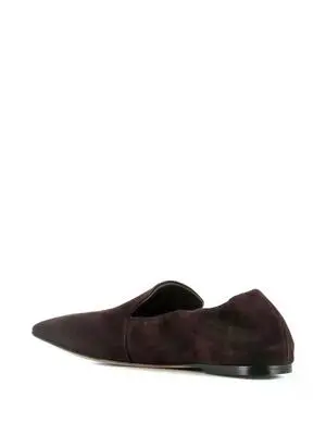 TASSINARI Cloe Suede Loafers - Brown