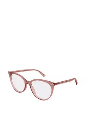 Gucci Cat-eye Logo Glasses - Pink
