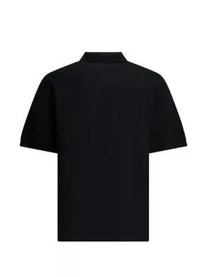 Stone Island Logo Polo Shirt - Black