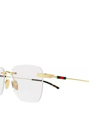 Gucci Rimless Square Eyeglasses
