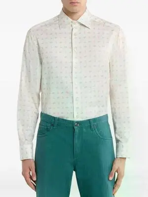 Etro Paisley-print Shirt - Neutrals