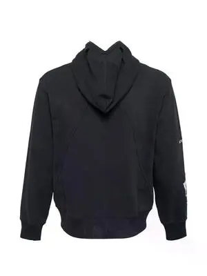 BLACKJACK Zip-fastening Hoodie With Logo Detail