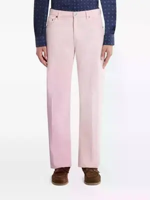 Etro Straight-leg Cotton Jeans - Pink