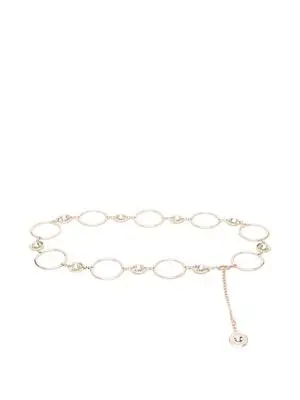 TWINSET Crystal-embellished Chain Belt - Gold
