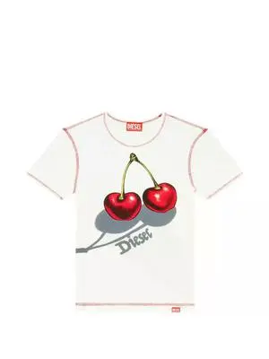 DIESEL® Cherry-print T-shirt - White