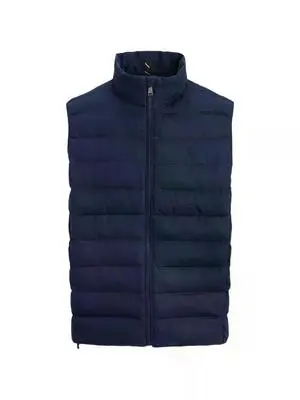 Polo Ralph Lauren Quilted Linen Gilet - Blue