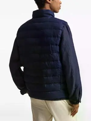 Polo Ralph Lauren Quilted Linen Gilet - Blue