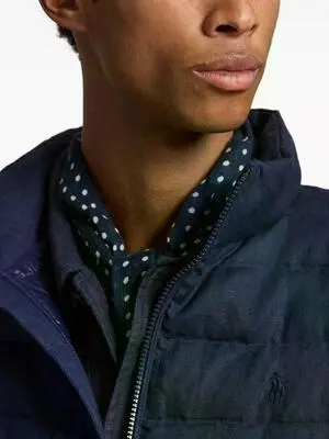 Polo Ralph Lauren Quilted Linen Gilet - Blue