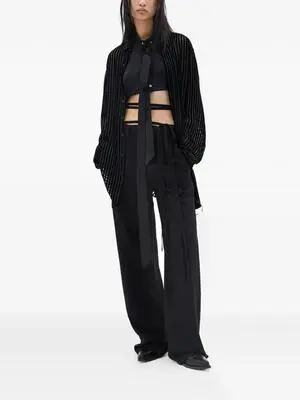 ANN DEMEULEMEESTER Striped Long Sleeve Shirt